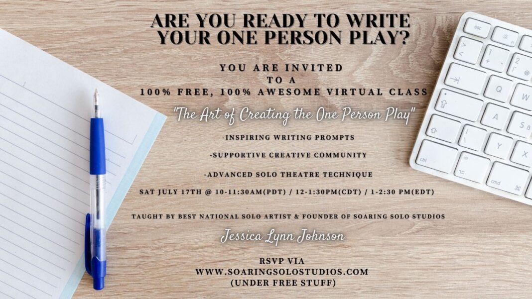 Make a Living and an Impact with Your Solo Show